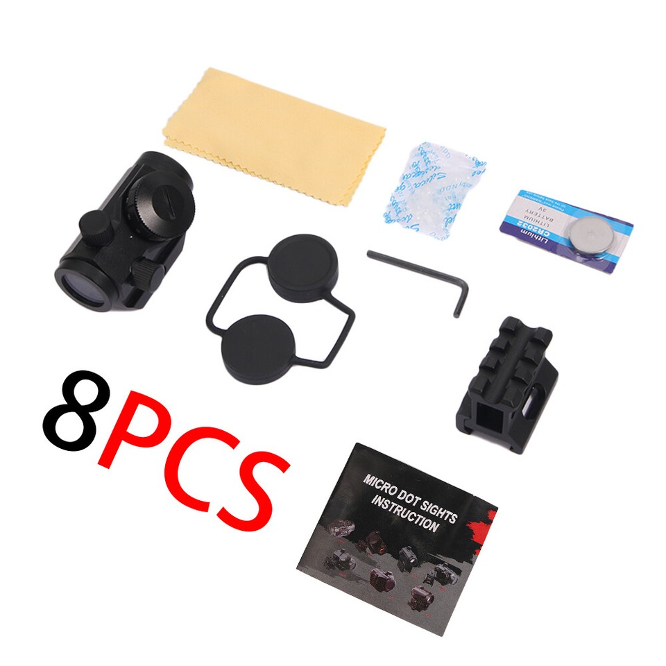 Red Dot Sight 2 MOA Reflex Gun Rifle Sight Tactical Hunting Scope w ...