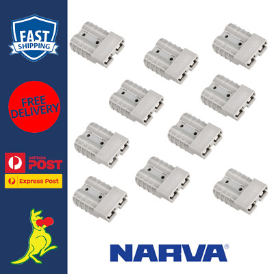 Narva Anderson Plug 50A Heavy Duty Connector with Terminals RV Caravan ...