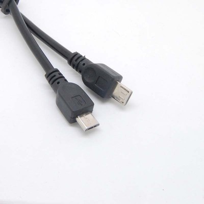 30cm USB 2.0 Micro 5P 5Pin Male to Micro 5 Pin Male Plug Short Cable ...