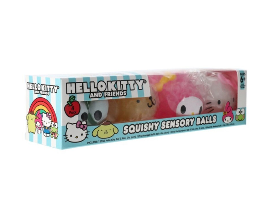 Sanrio Hello Kitty & Friends Squishy Bead Sensory Balls Fidget Toy 8 ...