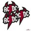 AC/DC Devil Logo Music Rock Band Embroidered Patch Iron On SIZE: 3.1"x3 ...