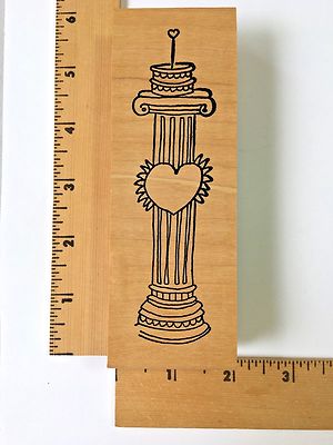 Norma Glamp's Rubber Stamps - Column with Cake - NEW | eBay Australia