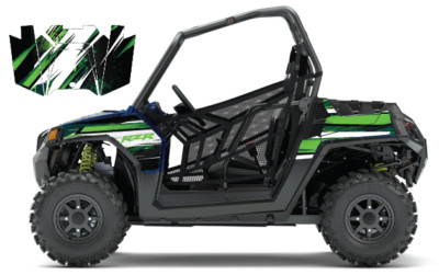 2008 - 2018 Polaris RZR 570 UTV Graphics Kit D35-1 Green | eBay