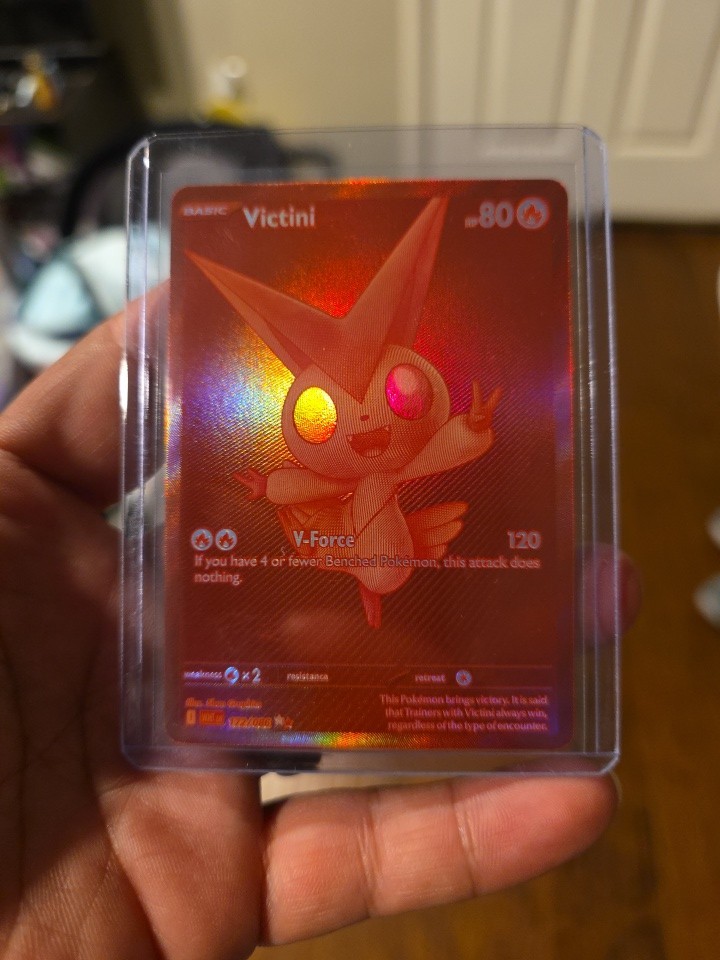 Red Victini English Pokemon White Flare Black Bolt WHT EN 172/086 | eBay
