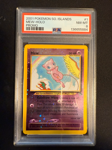 POKEMON Mew Southern Islands #1 PSA 8 Swirl | eBay