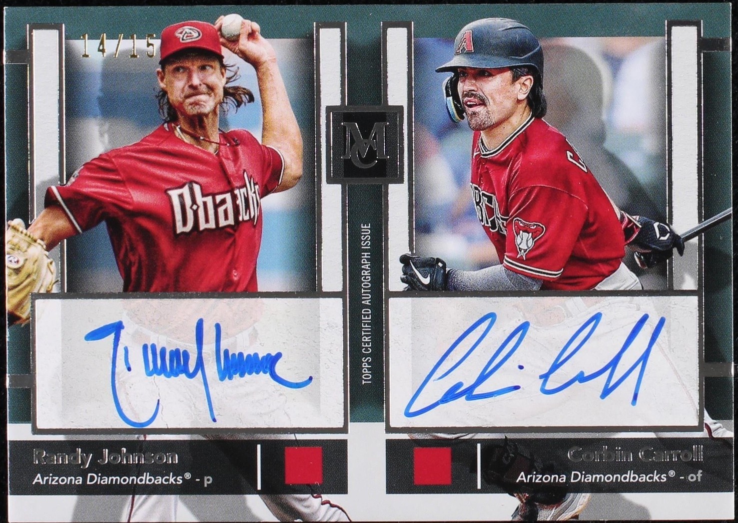 2024 Topps Museum Collection - Dual On-Card Autographs Randy Johnson ...