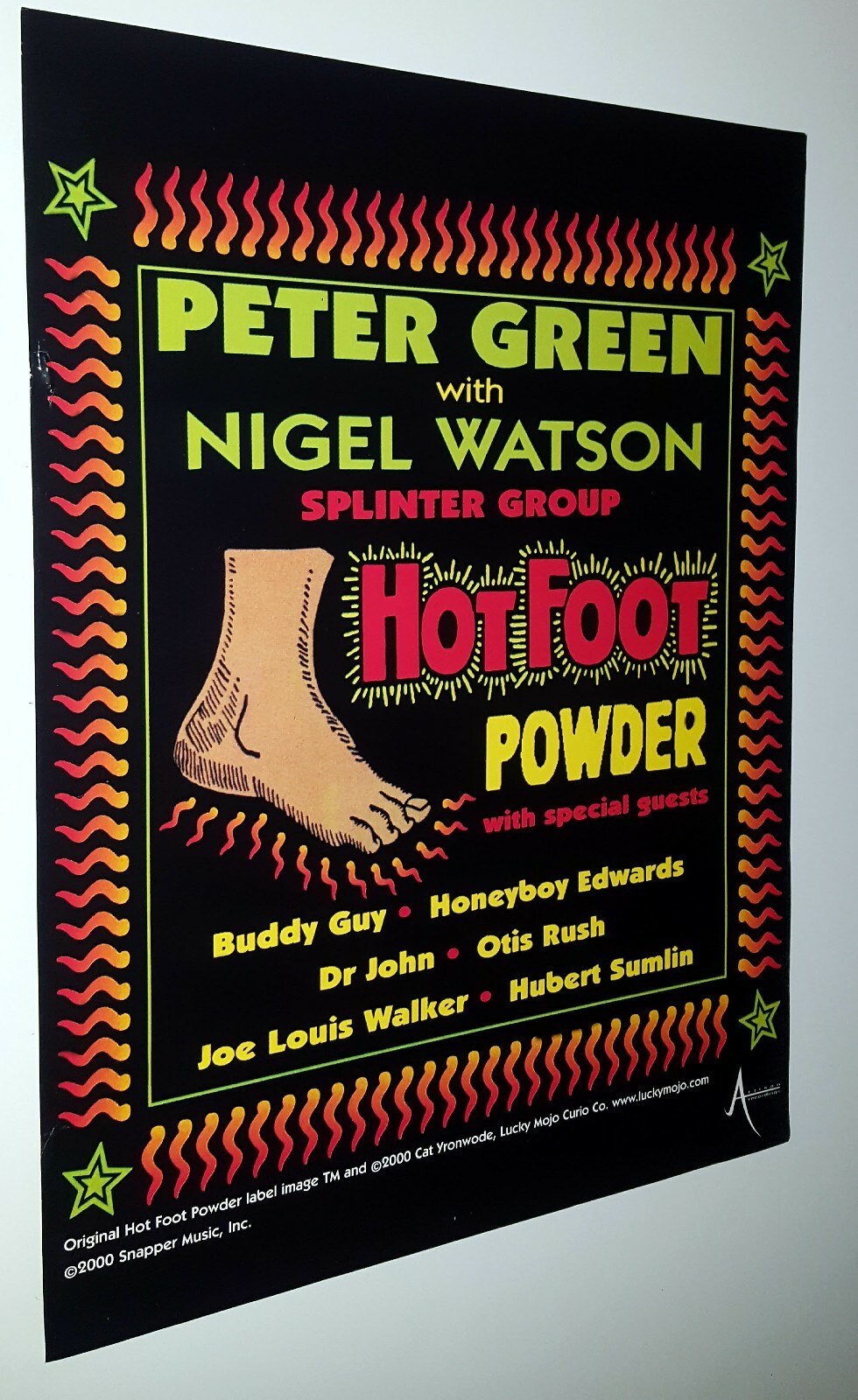 VTG ORIGINAL PETER GREEN HOT FOOT POWDER PROMO POSTER OTIS RUSH ...