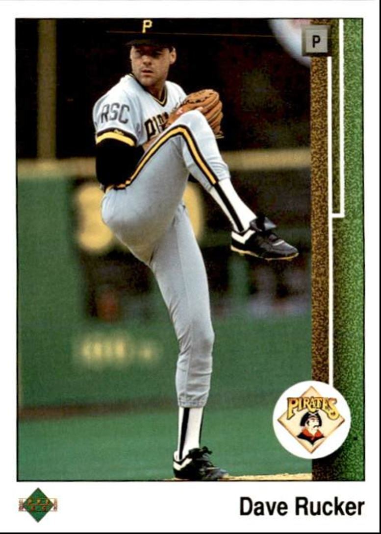 1989 Upper Deck Dave Rucker / Pittsburgh Pirates #436 | eBay