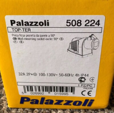 Wall Mounting Commando Socket Outlet 32A 100/110v 2P+E IP44 25mm Knock ...