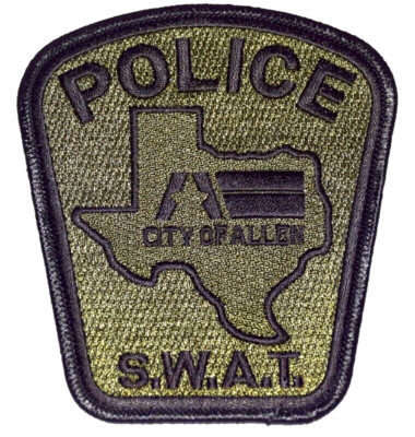 ALLEN – SWAT POLICE - TEXAS TX Sheriff Police Patch SUBDUED | eBay