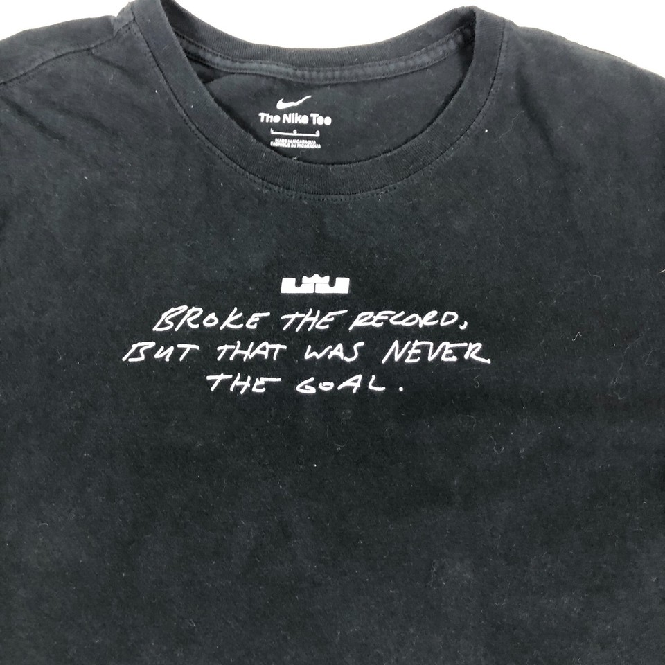 Nike LeBron James Shirt Mens Large NBA All-Time Scoring Record Witness ...