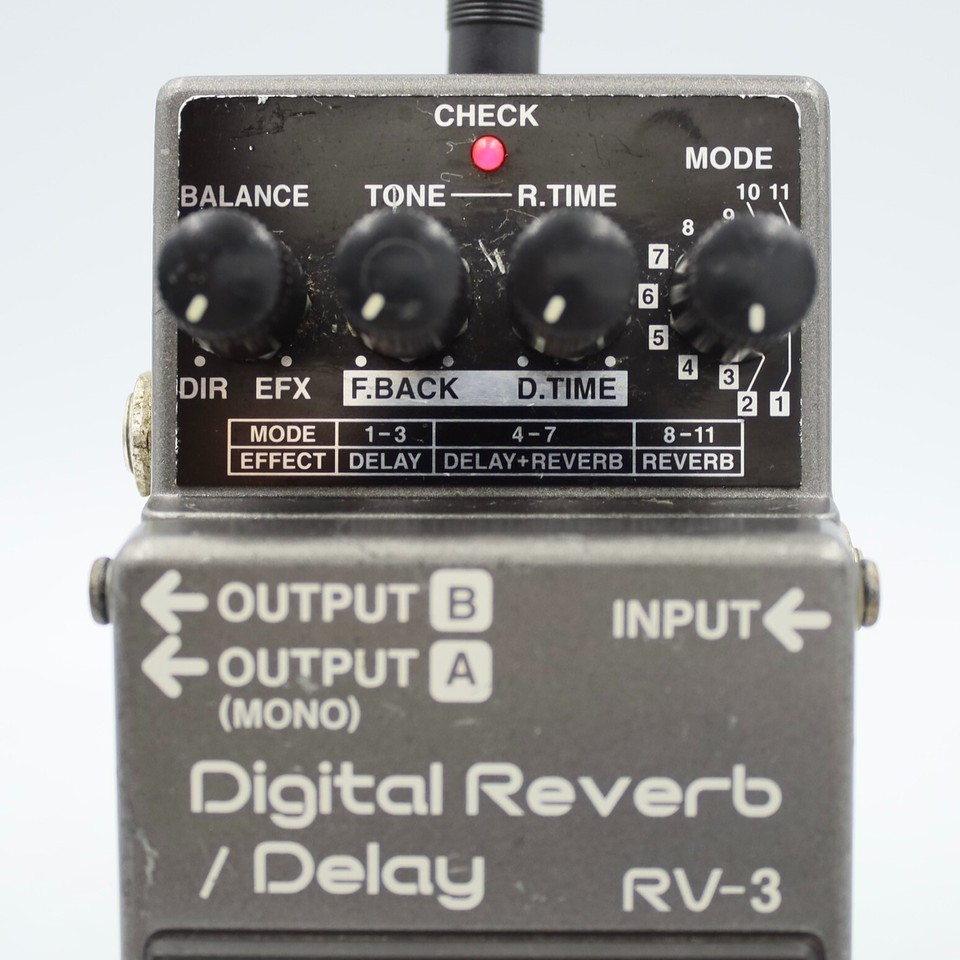 BOSS RV-3 Digital Reverb / Delay w/Original Box Gray Label Effect Pedal ...