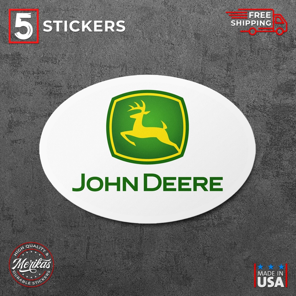 Large John Deere Decals