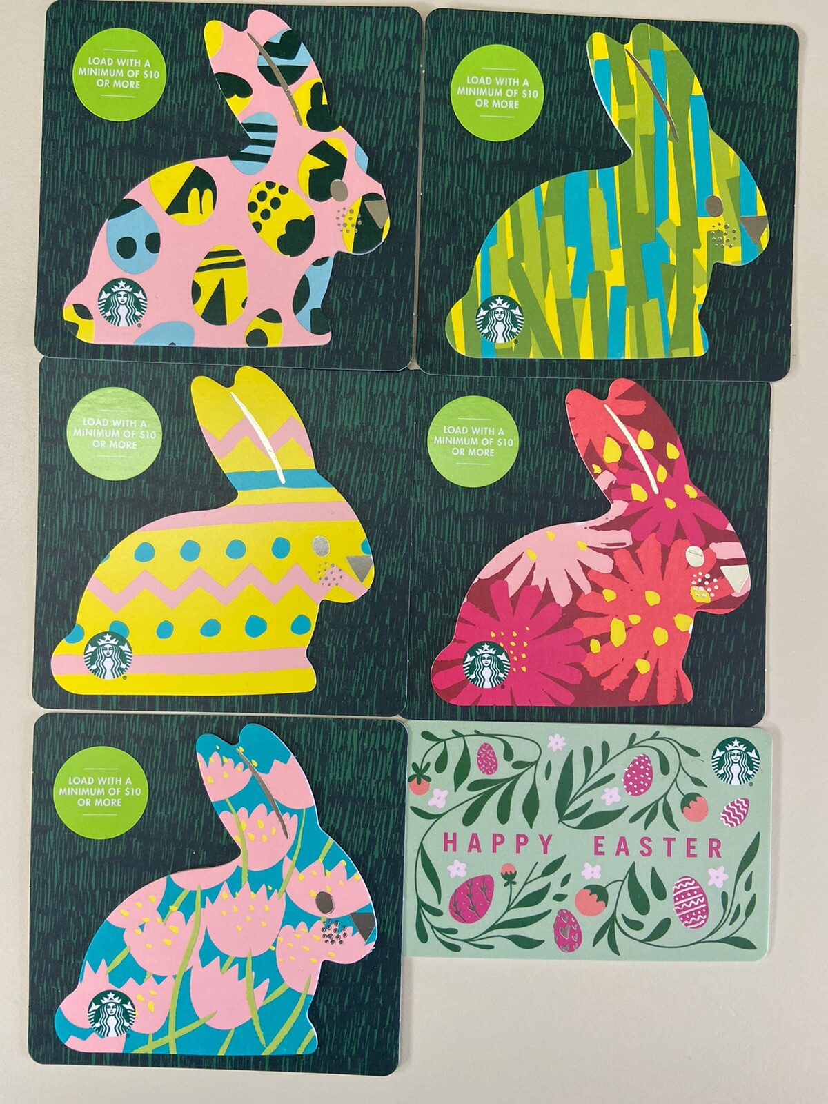 NEW HTF EASTER SET of 6 NEWEST 2020 EASTER BUNNY #6178 DIE CUT ...