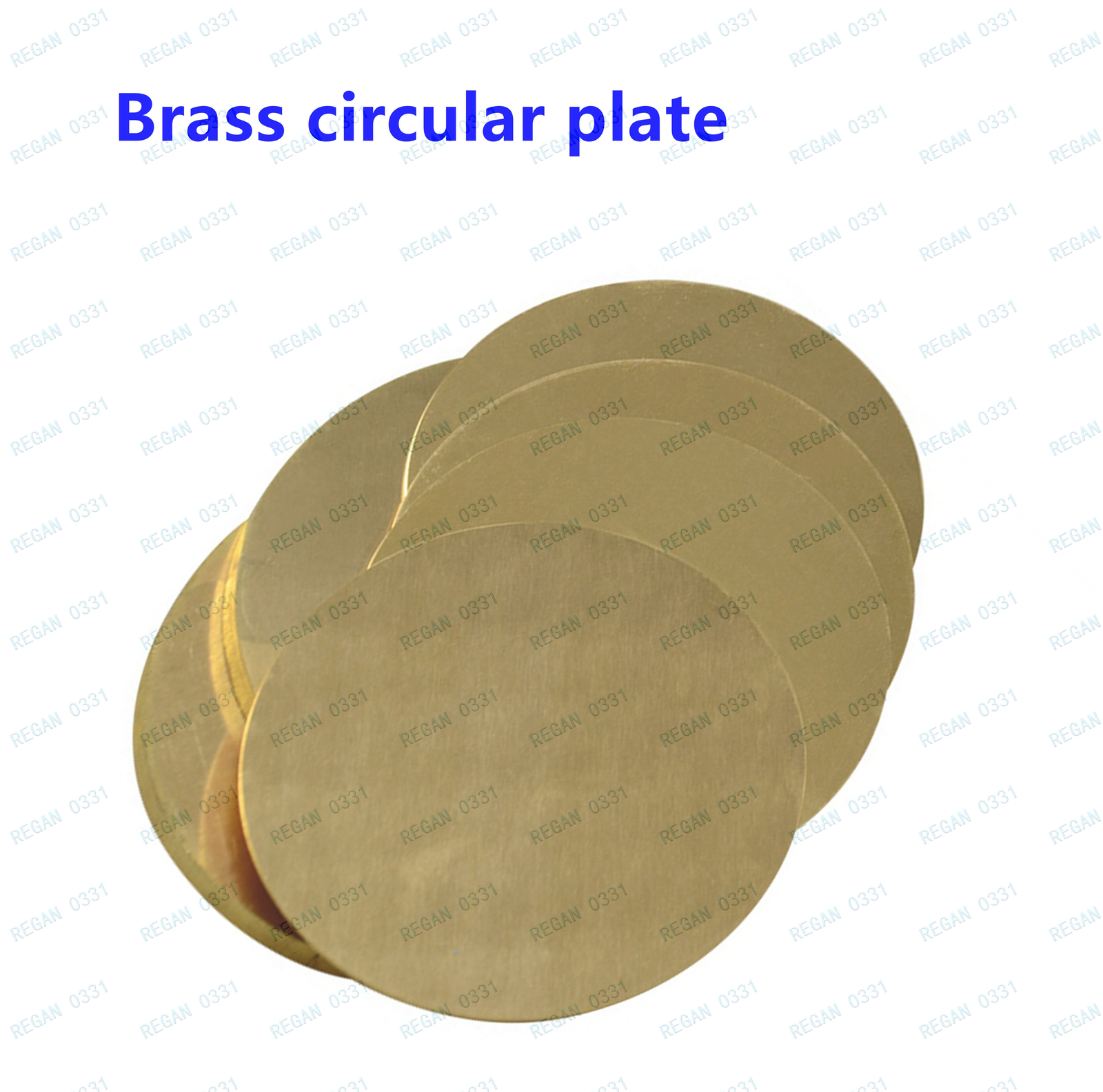 T2 Copper H62 Brass Metal Round block Circular plate Round copper ...