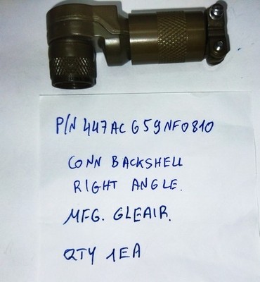 P/N 447AC659NF0810 Circular 90 DEG BANDING BACKSHELL SHROUDED LOW ...