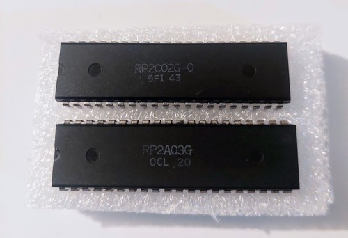 Nintendo NES CPU OEM RP2A03/NES PPU OEM RP2C02G (TESTED WORKING)Pair ...