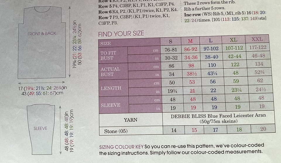 Ladies Debbie Bliss Aran Cable Sweater Knitting Pattern. Used Mag ...