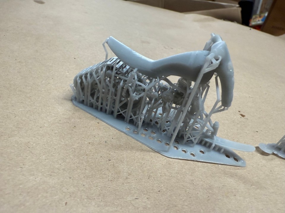 Snow Machine Ski Bike 3D REsiN Printed Diorama Detail 1/25 Scale Models LOOK | eBay