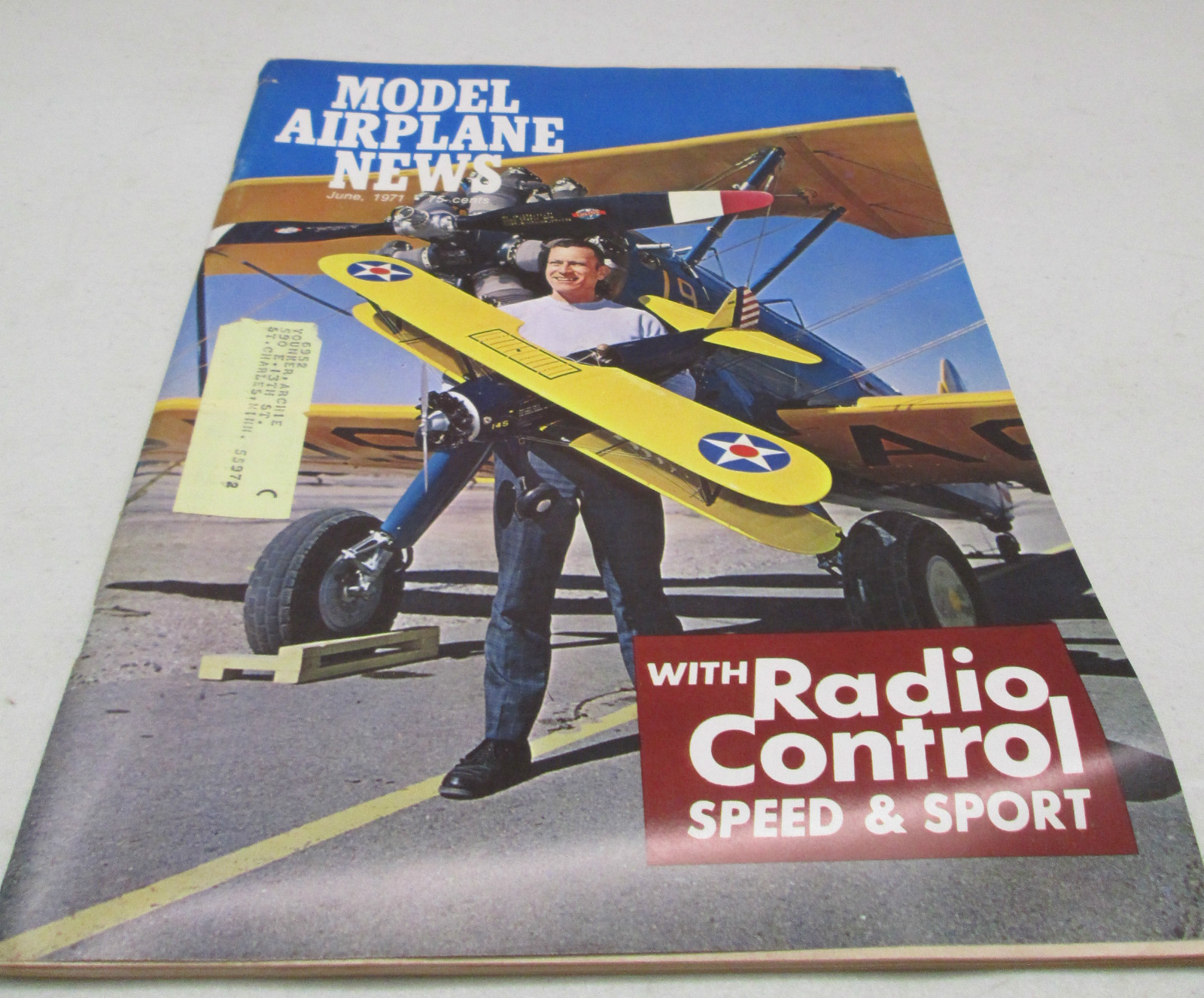 Model Airplane News Magazine June 1971 with Radio Control Speed & Sport ...