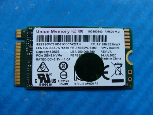 Lenovo 14ARE05-81X2 Union Memory 128GB NVMe SSD Solid State Drive ...