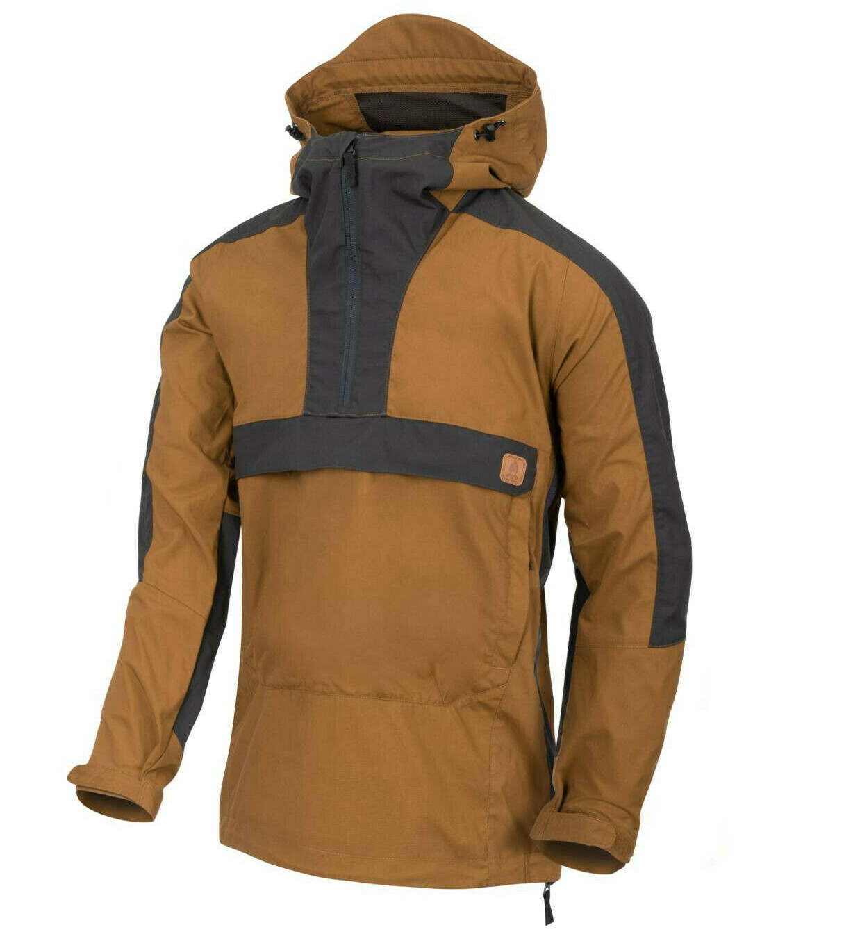 Mens Jacket Helikon ANORAK WOODSMAN Army Military Kangaroo Tactical ...