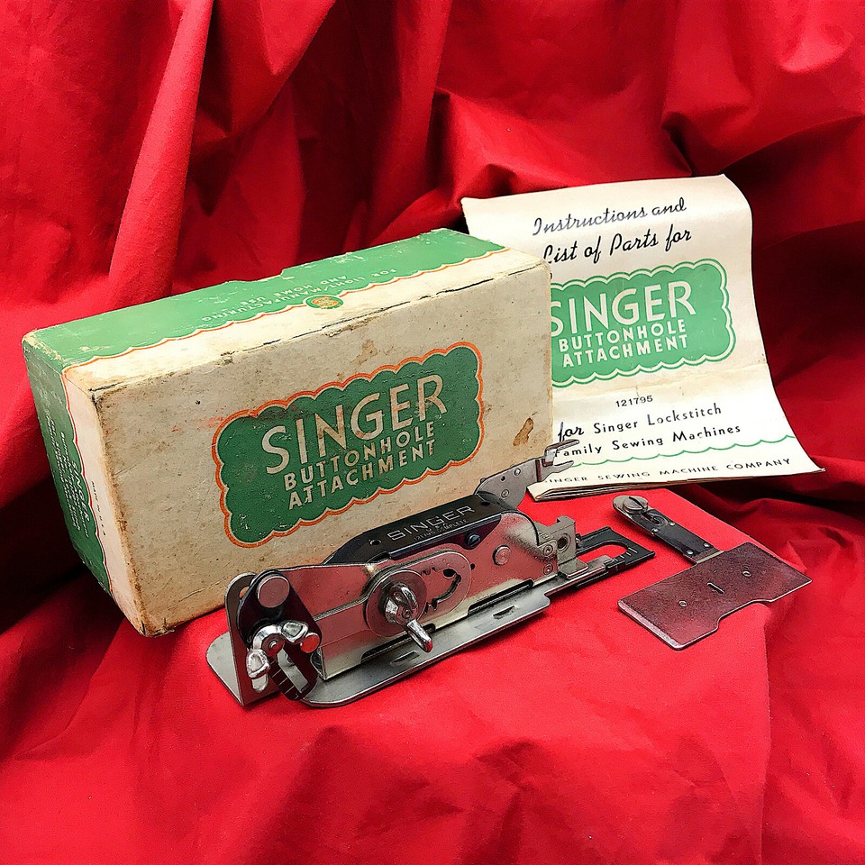 SINGER SIMANCO 121795 Buttonholer Attachment Low Shank 201 ...