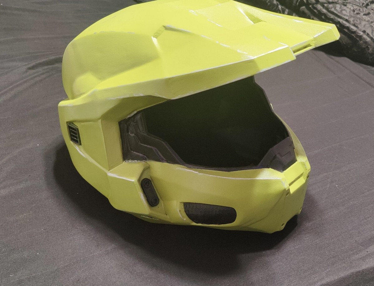 How To Make A Halo Helmet Halo Master Chief Helmet Wearable Full Size