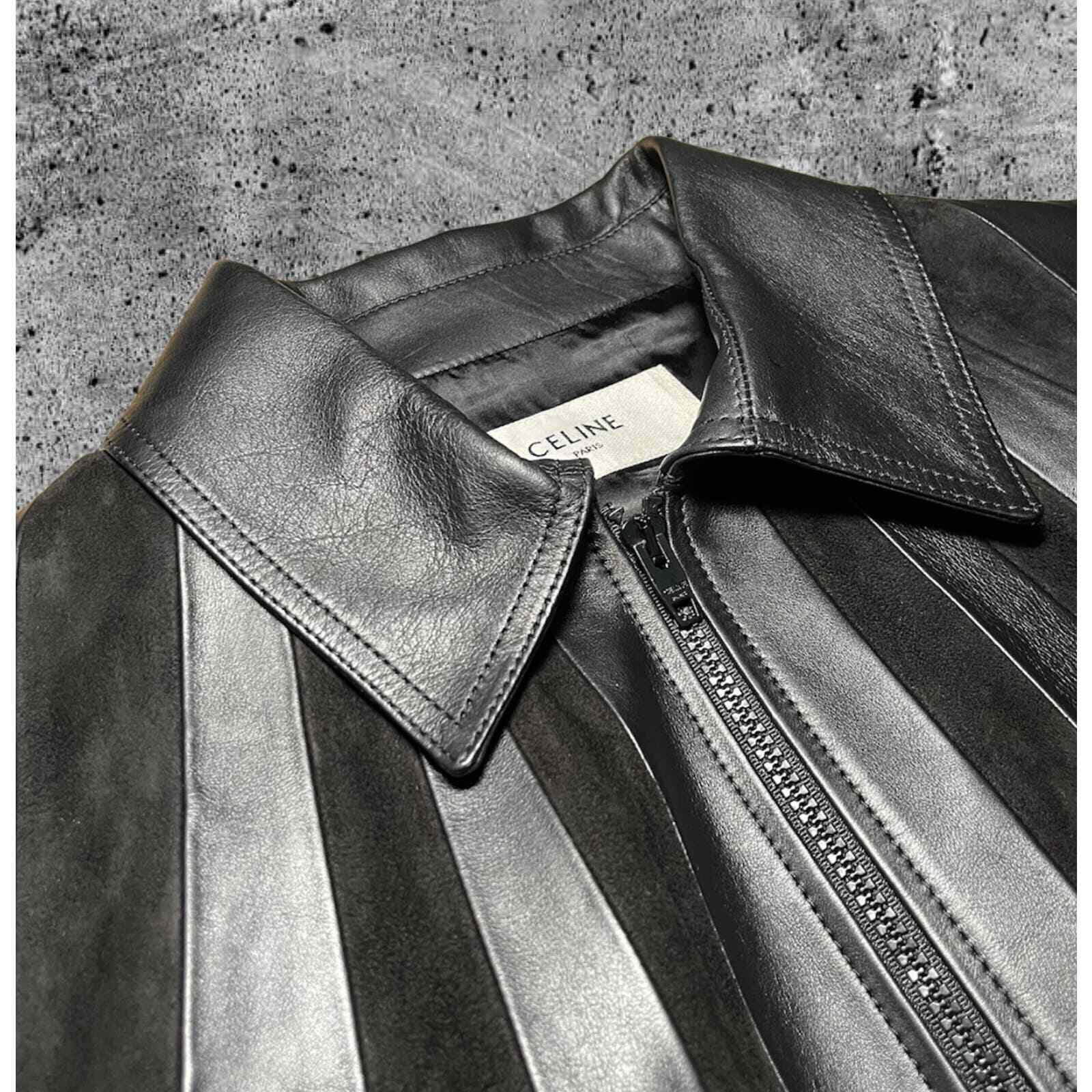 AUTHENTIC CELINE BY HEDI SLIMANE SS20 RAYURES LEATHER… - Gem