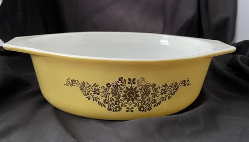 Pyrex Golden Garland 1.5 quarts Casserole Dish 043 | eBay