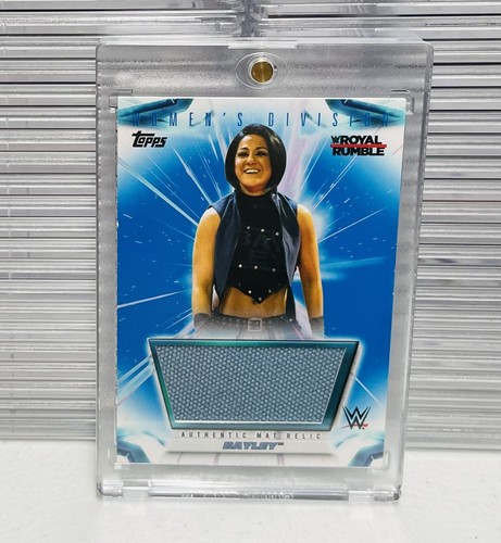 2021 Topps WWE Women's Division Bayley /25 Royal Rumble Mat Relic Blue ...