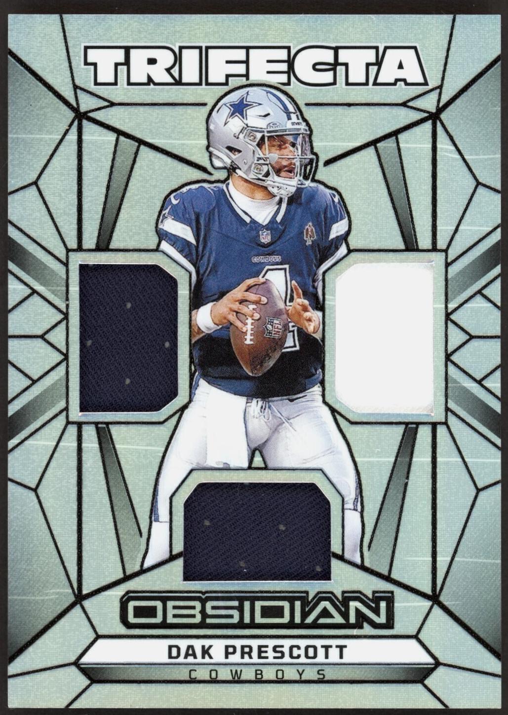 2024 Panini Obsidian - Trifecta Swatches Dak Prescott #TS-DPT Silver /99 (MEM) for sale online ...