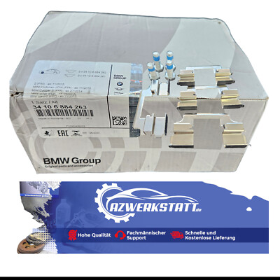 BMW ORIGINAL Bremsbeläge 2er F45 MINI R55-R59 F54-F56 vorne 34106884263 ...