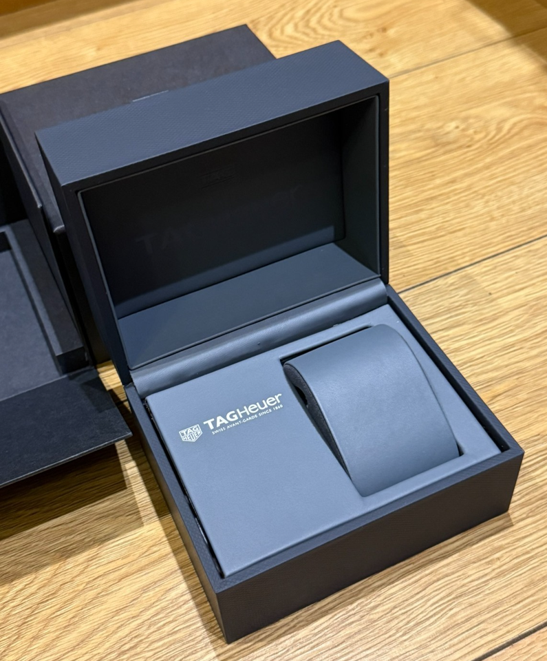 Genuine Original OEM Tag Heuer Swiss Watch Box Case Complete with Outer ...
