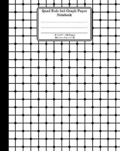 Quad Rule 5x5 Graph Paper Notebook. 8 X 10 . 120 Pages. Geometric ...