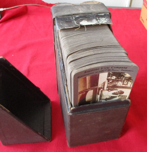 Set of 96 KEYSTONE stereo cards circa 1900 in box STEREOSCOPIC | eBay