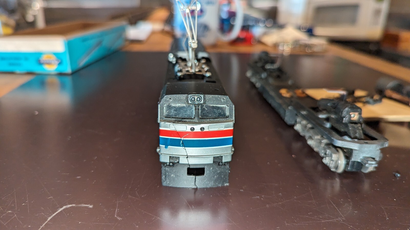 HO AMERICAN E60 GK AMTRAK ELECTRIC POWERED LOCOMOTIVE | eBay