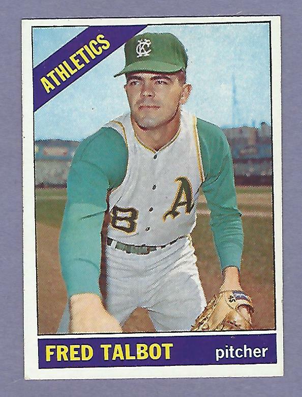 1966 Topps - #403 Fred Talbot - Kansas City Athletics - NrMt | eBay