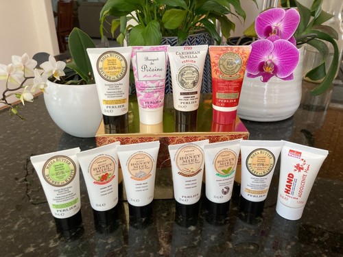 PERLIER 11 PIECE MINI HAND CREAM SET OF 11 DIFFERENT CREAMS 1.0 OZ ...