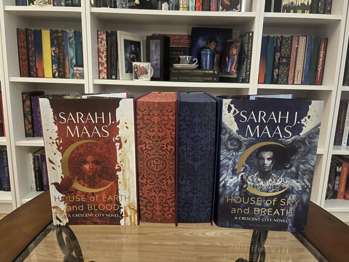 Limited Edition Sarah J Maas Crescent City Illumicrate 2 Book Set