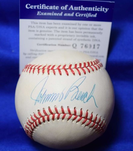 Johnny Bench PSA DNA Autographed National League Signed Baseball | eBay