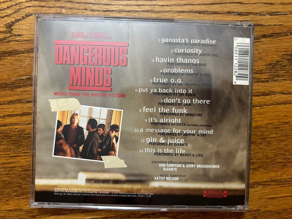 Dangerous Minds : Soundtrack , Pre-Owned CD ( Michelle Pfeiffer ) | eBay