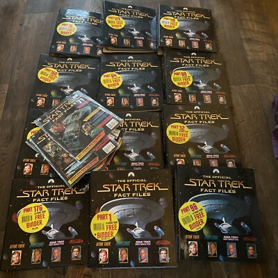 The Official Star Trek Fact Files -Trekkie Folders Collection Geek ...