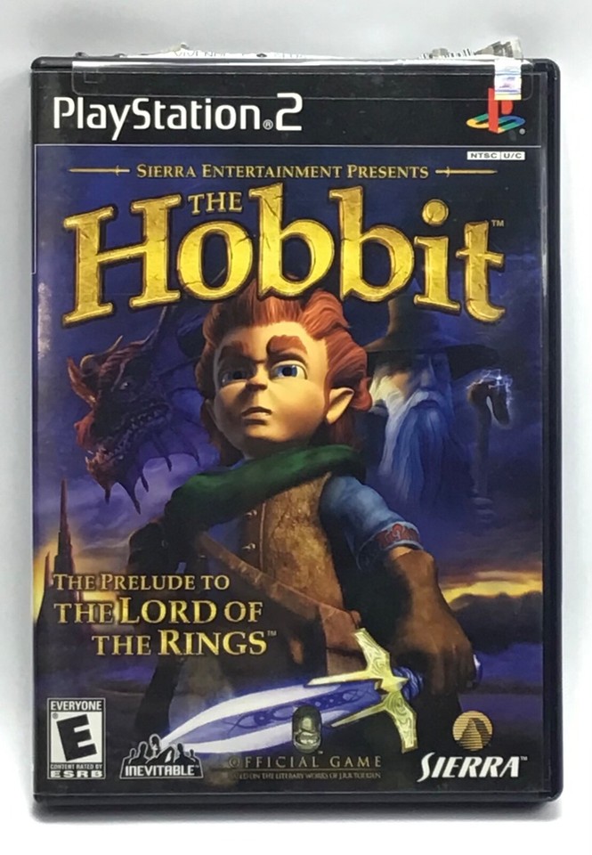 The Hobbit / Sony PS2 PlayStation 2 / 2003 Black Label Video Game w ...