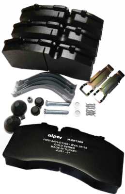 Air Disc Brake Pads for Bendix ADB22X, replaces K070796, D1369, 802078 ...