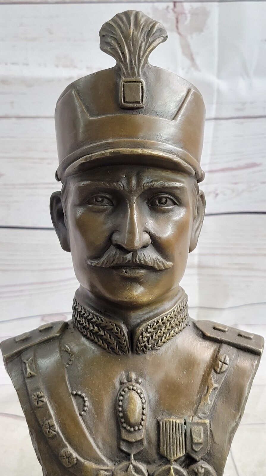 Historic Personalities of Iran: Reza Shah Pahlavi King Military Bronze ...