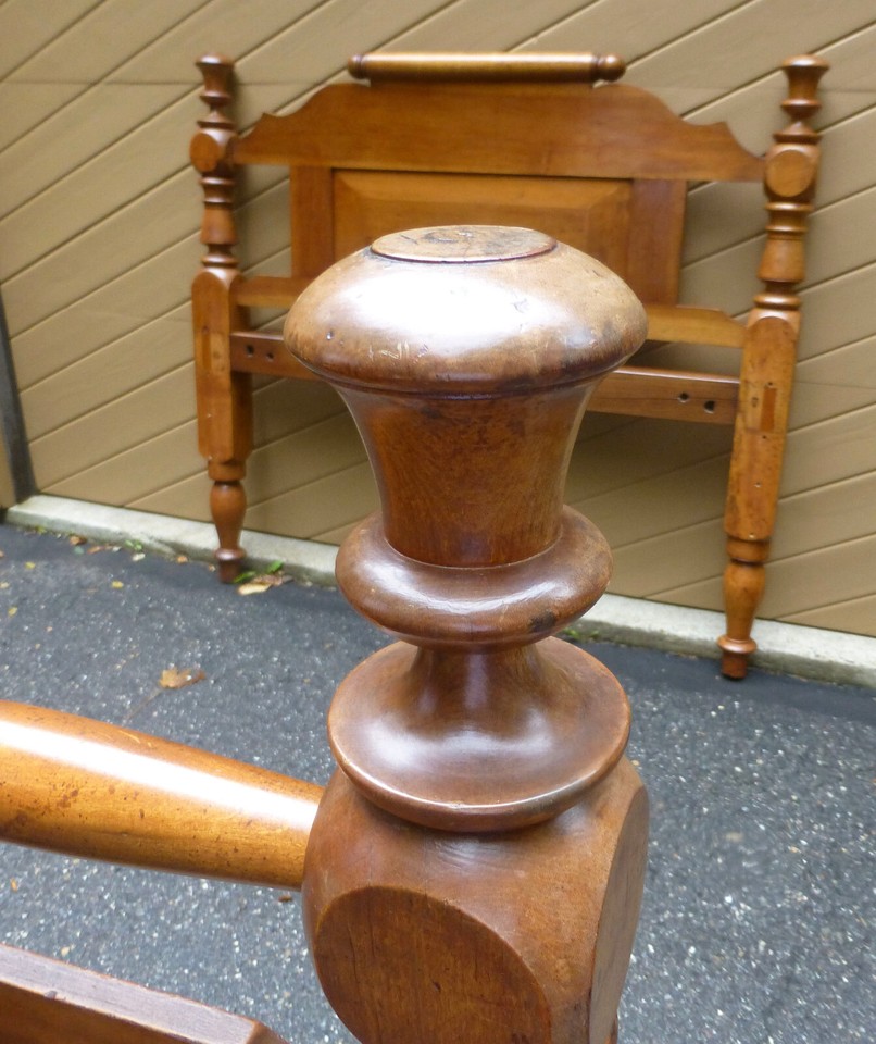 Late 18th/Early 19th C Antique Full Size Maple Rope Bed | eBay