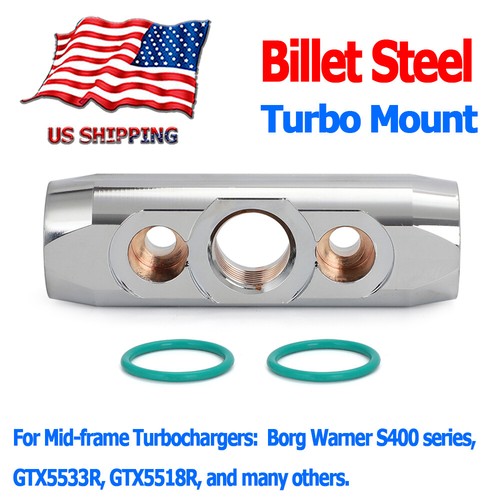 For Borg Warner S400 PT88 GTX55 GTX5533R GTX5518R Mid Frame Turbo Mount ...