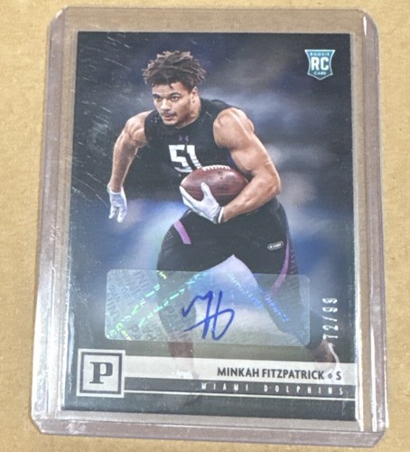2018 Panini - Rookies Autographs #301 Minkah Fitzpatrick /99 (AU, RC ...