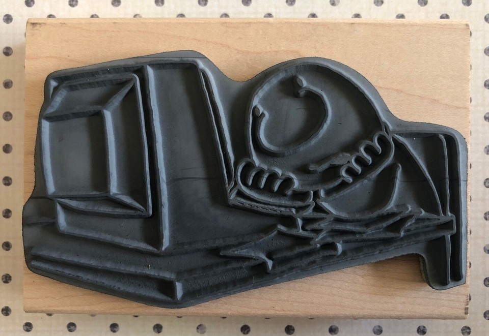 ZIGGY-USER FRIENDLY?-STAMPENDOUS-WOOD RUBBER STAMP-CARTOON-COMPUTER ...